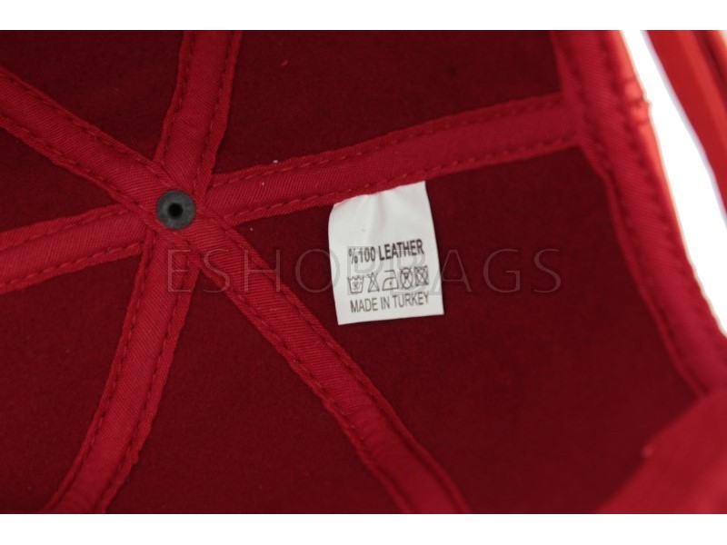 ΚΑΠΕΛO JOCKEY ANNIE LEATHER ΓΝΗΣΙΟ ΔΕΡΜΑ ΚΟΚΚΙΝΟ KAP.110.004 5553 ...