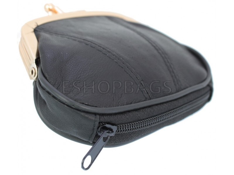 ΓΥΝΑΙΚΕΙΟ ΠΟΡΤΟΦΟΛΑΚΙ ΠΟΥΓΚΙ ANNIE LEATHER ΓΝΗΣΙΟ ΔΕΡΜΑ ΜΑΥΡΟ POR.104. ...