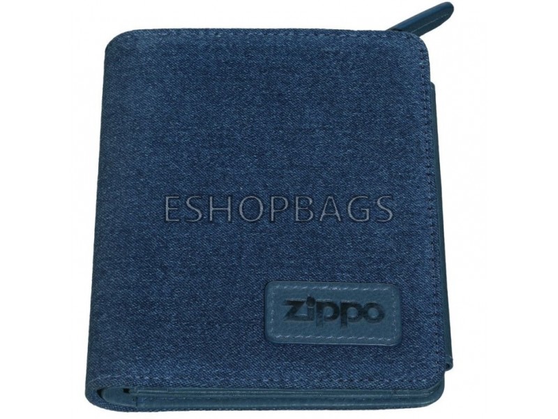 ΑΝΔΡΙΚΟ ΠΟΡΤΟΦΟΛΙ RFID ΑΝΤΙΚΛΕΠΤΙΚΟ ZIPPO 11*12*1.5 JEAN ΜΠΛΕ POR.104. ...