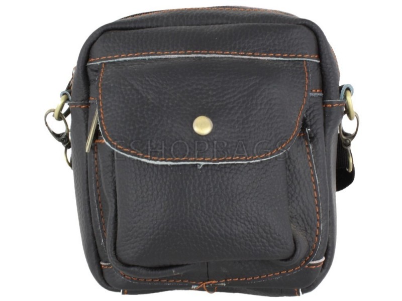 TΣΑΝΤΑΚΙ ΑΝΔΡΙΚΟ ΚΡΕΜΑΣΤΟ ANNIE LEATHER ΜΑΥΡΟ ΓΝΗΣΙΟ ΔΕΡΜΑ TSA.101.03 ...